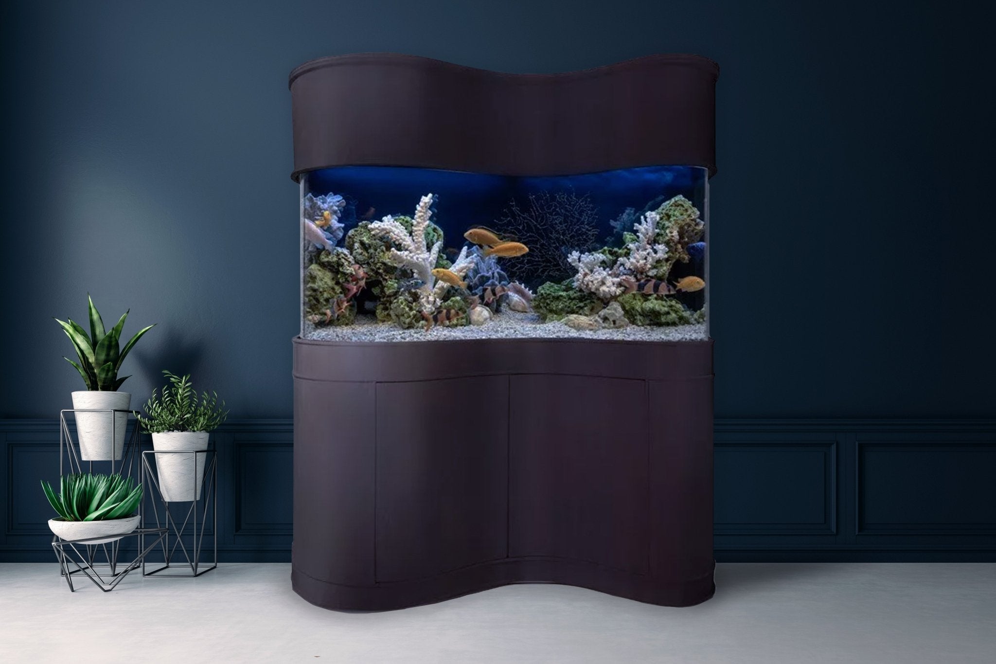 Elevate Your Home with a Corner Aquarium Tank | AQUA VIM