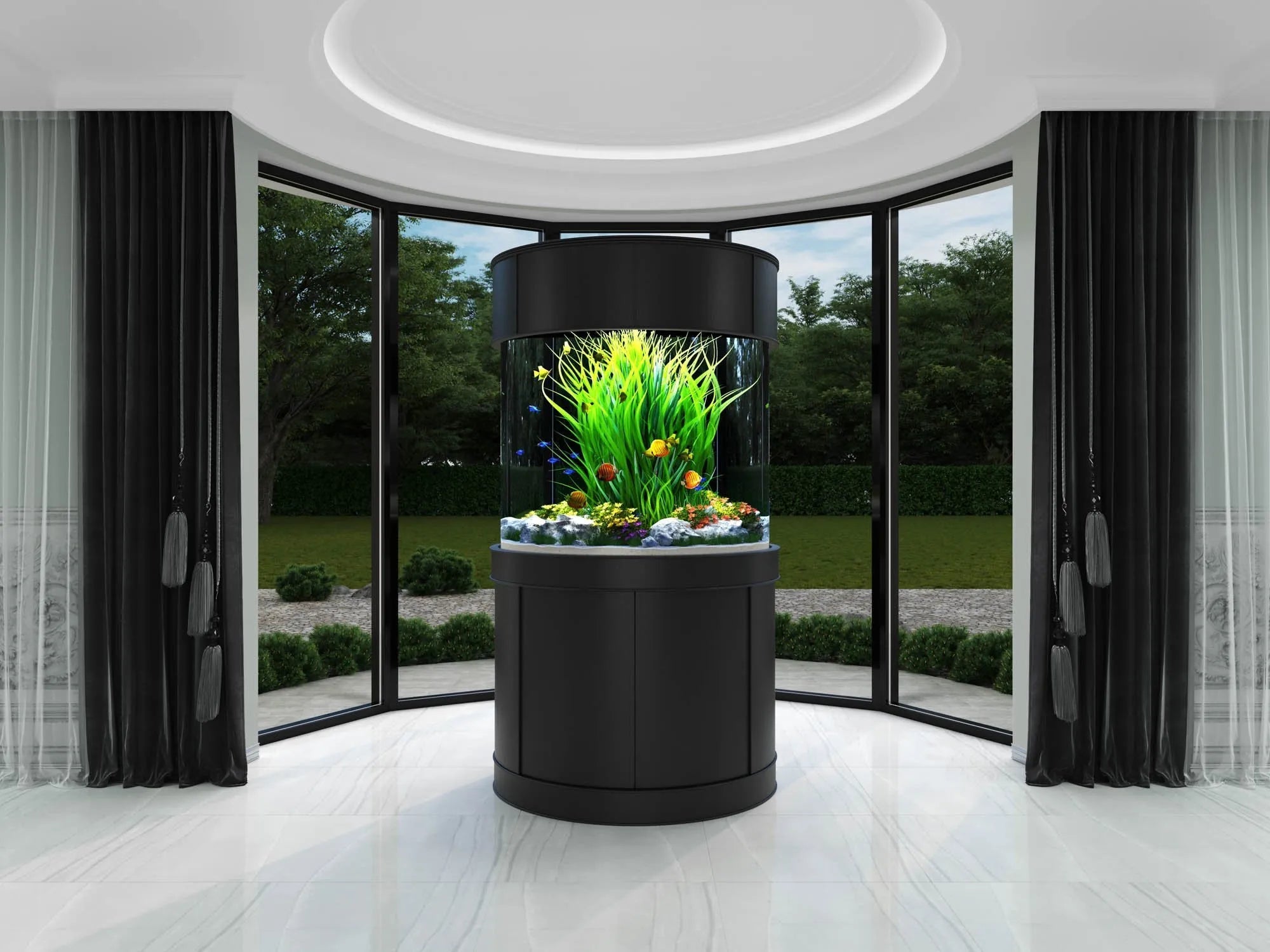 High-End Design Trends in Luxury Fish Tanks – AQUA VIM
