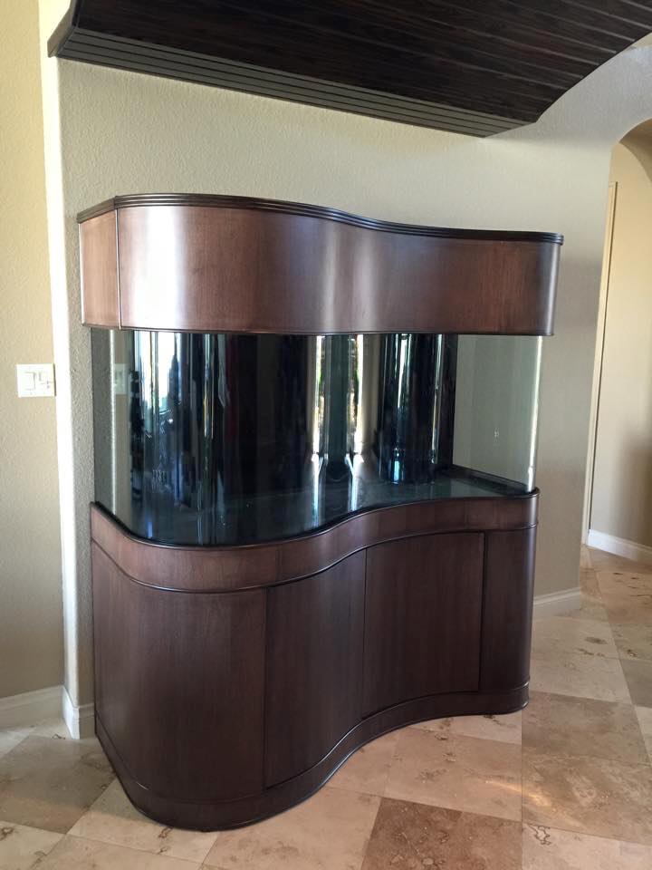Curved Glass Wave Reef-Ready Aquarium | Luxury Home Fish Tanks - AQUA VIM